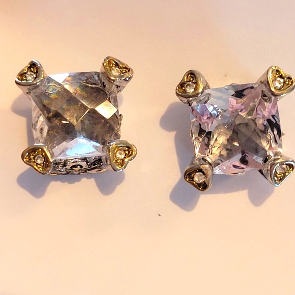 Jewelry | Elegant Silver And Gold Color Stud Earrings | Poshmark